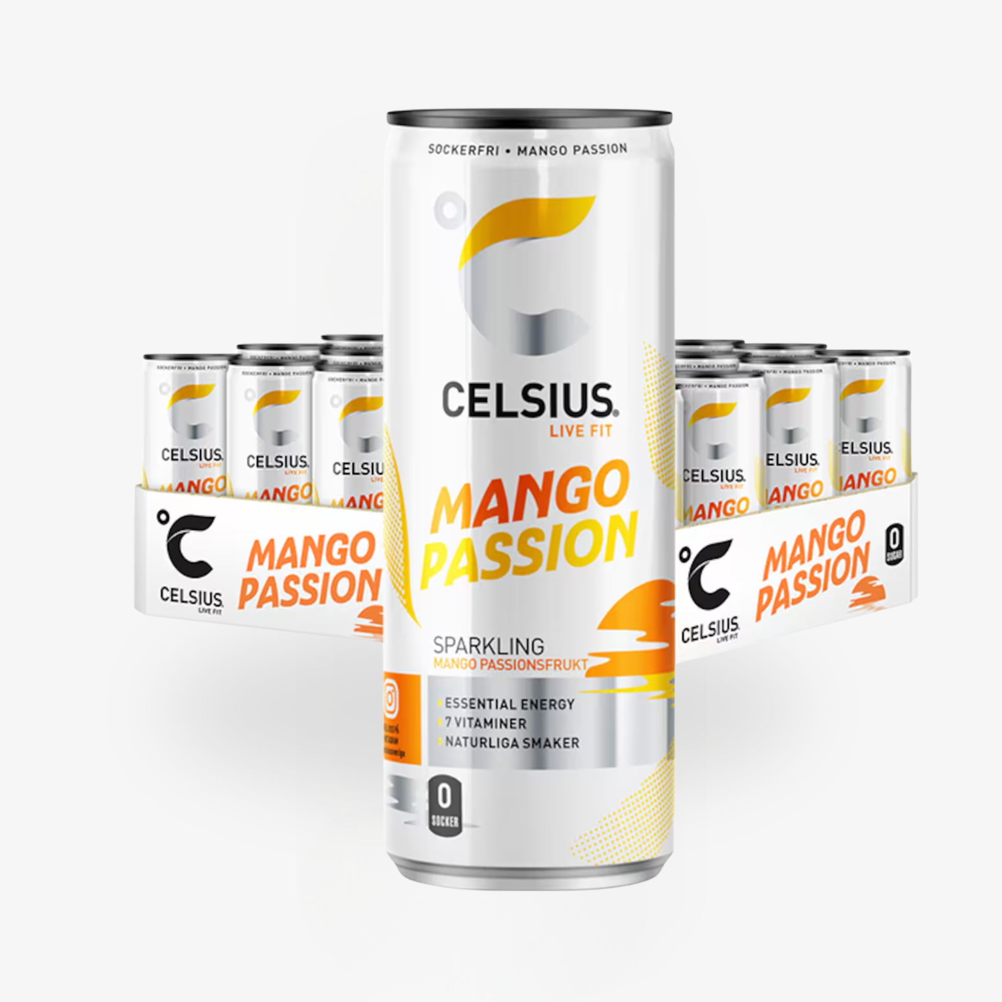 CELSIUS Mango Passion 24-pack – Nordic Refreshments